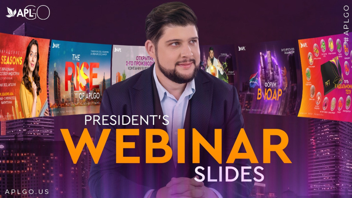 President's webinar slides